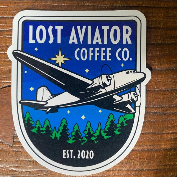 Lost Aviator Coffee | Coffee Stickers – Lost Aviator Coffee Co.